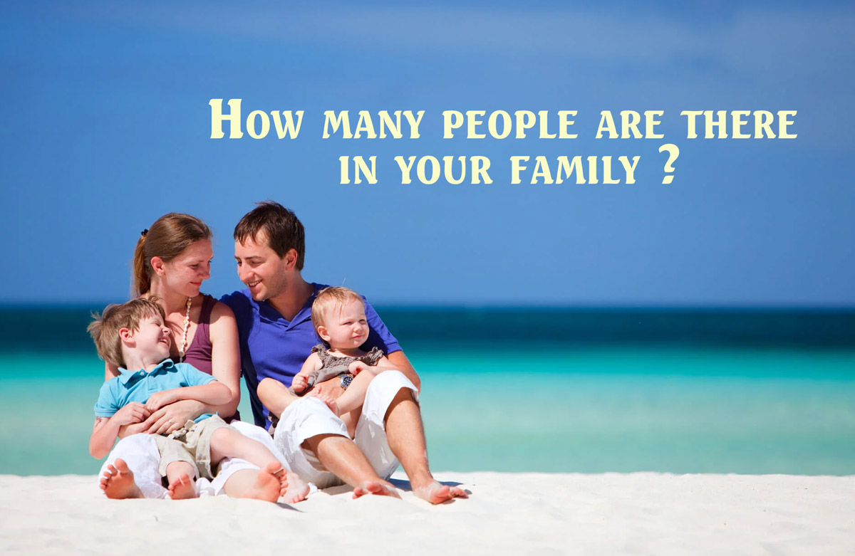 How many people are there in your family